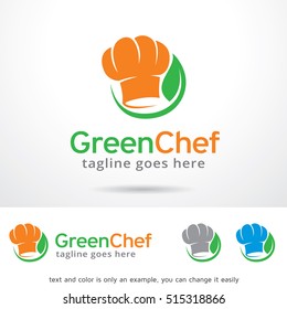 Green Chef Logo Template Design Vector Stock Vector (Royalty Free ...