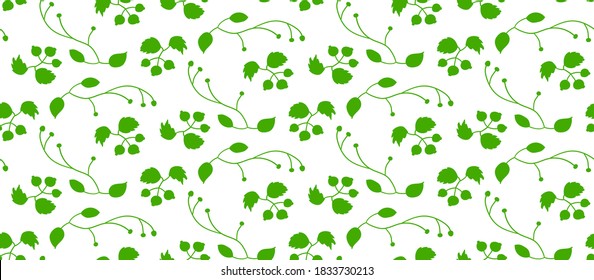 Green Childrens Ecofriendly Seamless Pattern Isolated Stock Vector ...