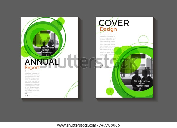 Green Circle Background Modern Cover Design Stock Vector (Royalty Free ...