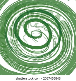 Green Circle Line Abstract Background Stock Vector (Royalty Free ...