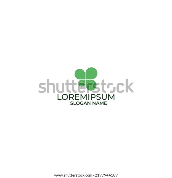 Green Clover Leaf Lucky Leaf Hope Stock Vector (Royalty Free ...