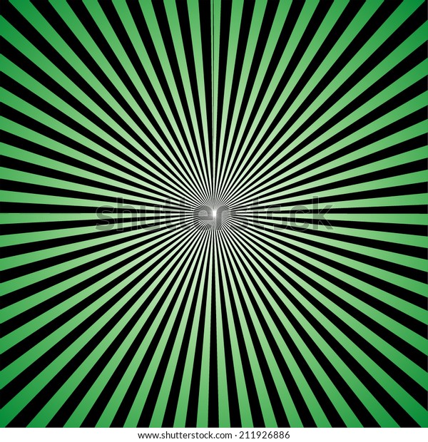 Green Color Burst Background Vector Illustration Stock Vector (Royalty ...