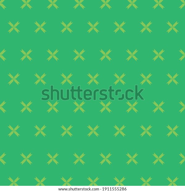 Green Color Cross Patterns Vector On Stock Vector (Royalty Free ...