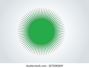 Green Color Offer Vector Isolated Background Stock Vector (Royalty Free ...