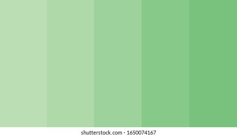 Green Color Palette Vector Illustration Stock Vector (Royalty Free ...