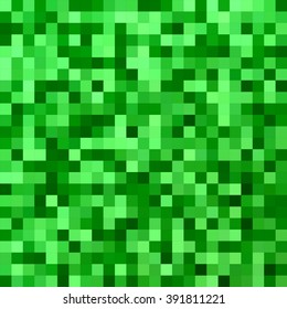 Green Color Square Mosaic Vector Background Stock Vector (Royalty Free ...