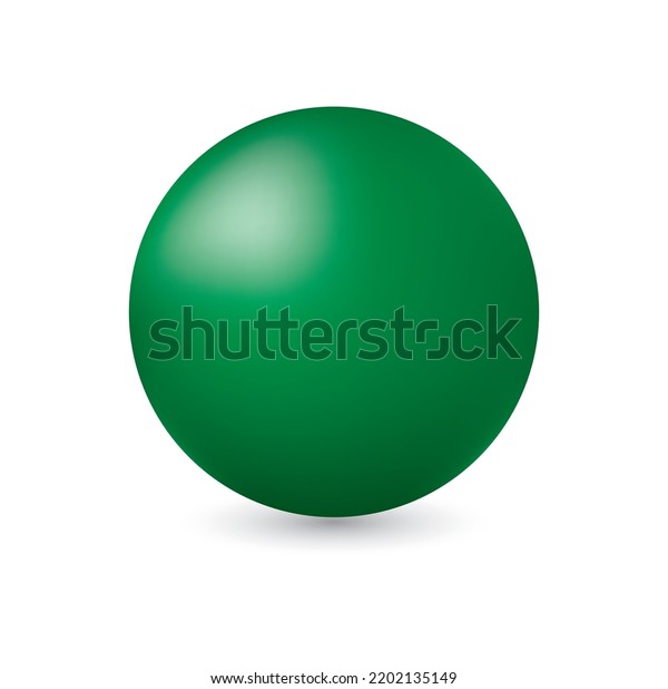 Green Colour Stressball Vector Illustration Stress Stock Vector ...