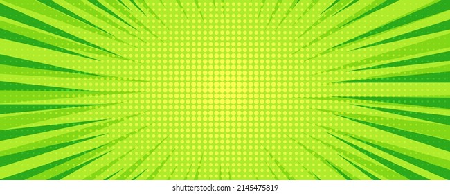 Green Comic Book Page Background Pop Stock Vector (Royalty Free ...