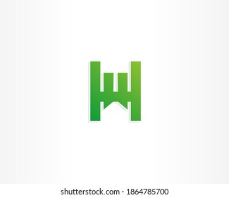 Green Construction Icon Design Template Stock Vector (Royalty Free ...
