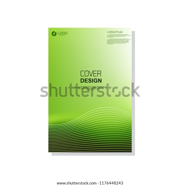 Green Cover Template Vector Brochure Flyer Stock Vector (Royalty Free ...