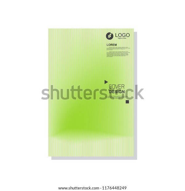 Green Cover Template Vector Brochure Flyer Stock Vector (Royalty Free ...