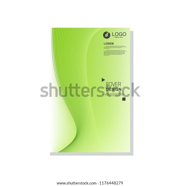Green Cover Template Vector Brochure Flyer Stock Vector (Royalty Free ...