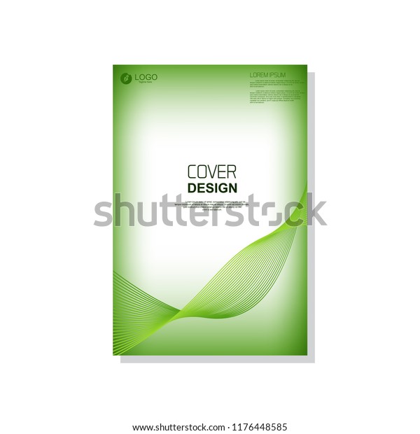 Green Cover Template Vector Brochure Flyer Stock Vector (Royalty Free ...