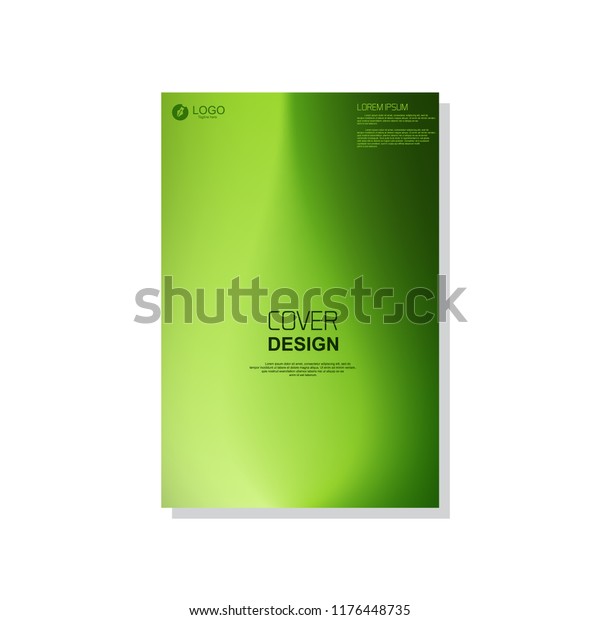 Green Cover Template Vector Brochure Flyer Stock Vector (Royalty Free ...