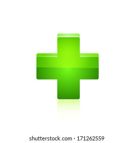 Green Cross Vector: vector de stock (libre de regalías) 171262559 ...