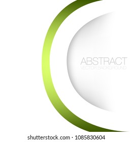 Green Curve Line Background White Paper: เวกเตอร์สต็อก (ปลอดค่า ...