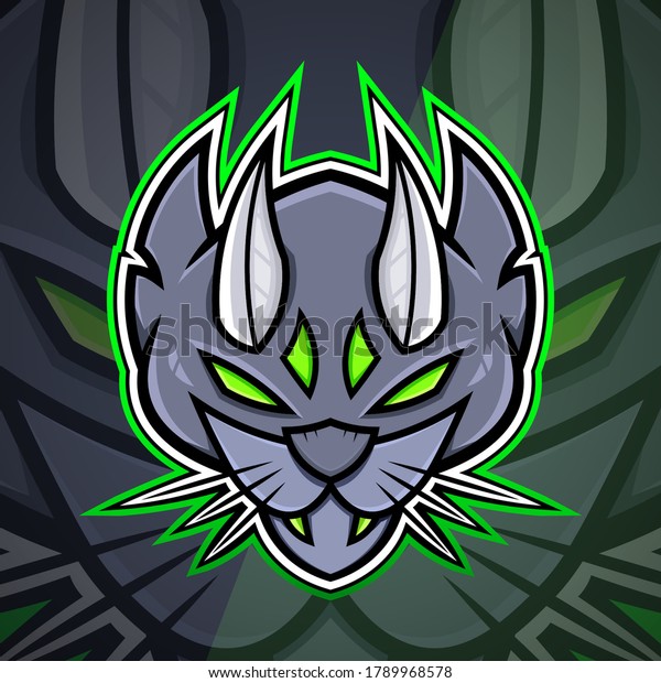 Green Demon Beast Monster Creature Fantasy Stock Vector (Royalty Free ...