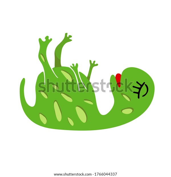 Green Dinosaur Kids Design Stock Vector (Royalty Free) 1766044337 ...