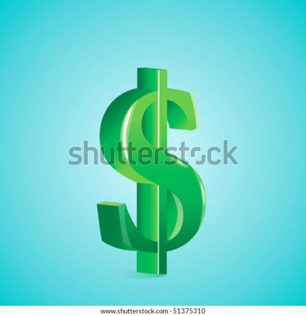 Green Dollar Sign Vector Icon Stock Vector (Royalty Free) 51375310 ...