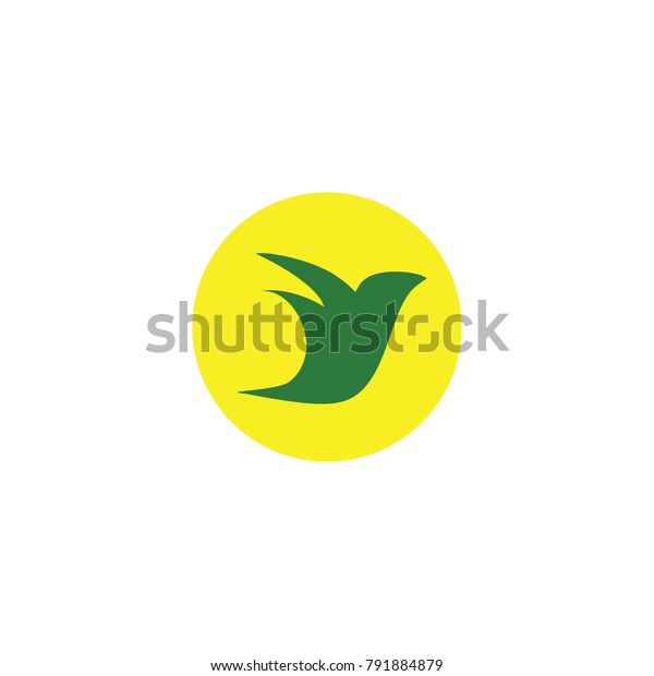 Green Dove Bird Vector Logo Stock Vector (Royalty Free) 791884879 ...