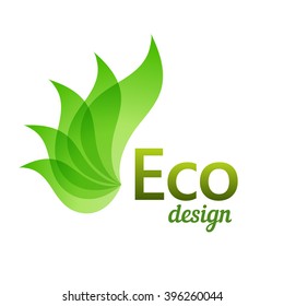 Eco Design Vector Abstract Design Web Stock Vector (Royalty Free ...