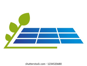 Green Energy Logo Solar Panel Stock Vector (Royalty Free) 1234520680 ...