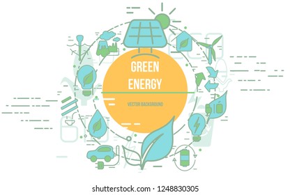 Renewable Energy Poster Template Images, Stock Photos & Vectors ...