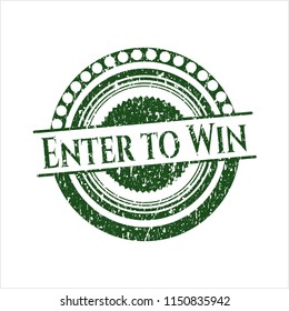 Green Enter Win Rubber Seal Stock Vector (Royalty Free) 1150835942 ...