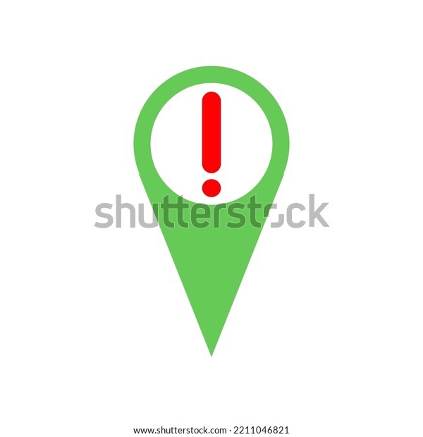 Green Exclamation Mark Used Point Mark Stock Vector (Royalty Free ...