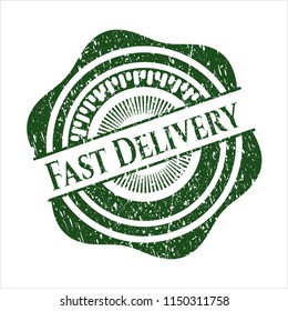 Green Fast Delivery Rubber Texture Stock Vector (Royalty Free ...