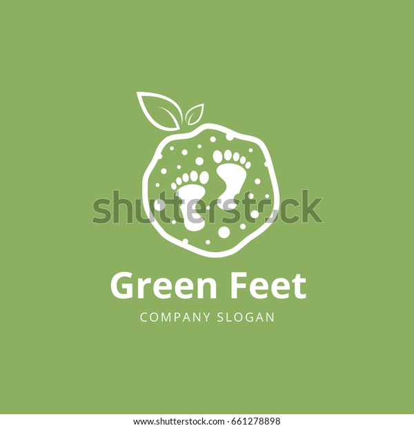 Green Feet Logo Stock Vector (Royalty Free) 661278898 | Shutterstock