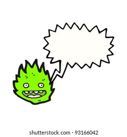 Green Fire Cartoon Character Stock Vector (Royalty Free) 93166042