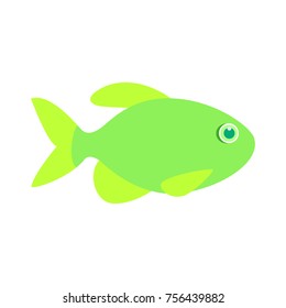 Green Fish Vector Illustration Stock Vector (Royalty Free) 756439882 ...