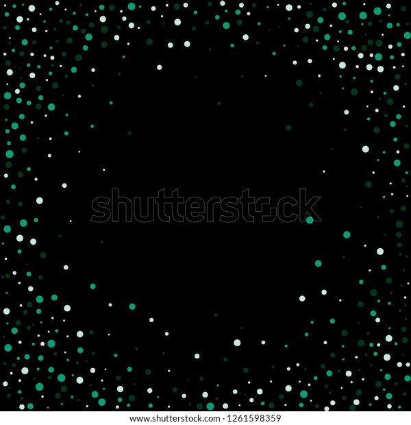 Green Flickering Particles Holiday Postcard Eps Stock Vector (Royalty ...