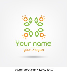 Green Flower Logo Stock Vector (Royalty Free) 324013991 | Shutterstock