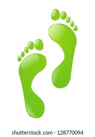 10,547 Green Footprint Stock Vectors, Images & Vector Art | Shutterstock