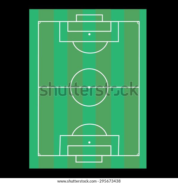 Green Football Field Pattern Stock Vector (Royalty Free) 295673438 ...
