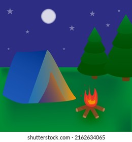 245 Camp fire animation Images, Stock Photos & Vectors | Shutterstock
