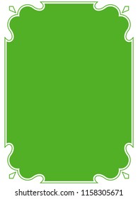 Green Frame Border Label Sign Plaque Stock Vector (Royalty Free) 1158305671
