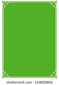 Green Frame Border Label Sign Vector Stock Vector (Royalty Free ...