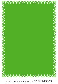 Green Frame Border Label Sign Vector Stock Vector (Royalty Free ...