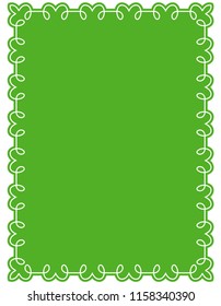 Green Frame Border Label Sign Vector Stock Vector (Royalty Free ...