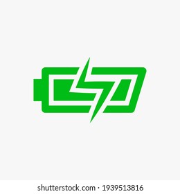 Green Full Battery Cell Charging Icon Stock Vector (Royalty Free ...