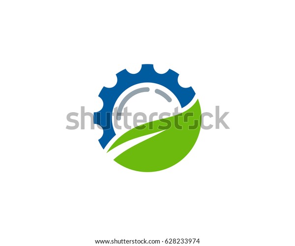 Green Gear Icon Logo Design Element Stock Vector (Royalty Free ...