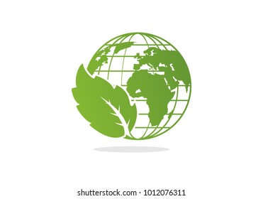 World Environment Icons Logo Concepts World Stock Vector (Royalty Free ...