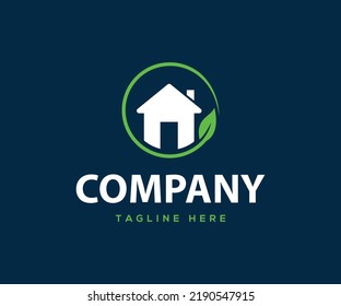Green House Logo Template House Logo Stock Vector (Royalty Free ...