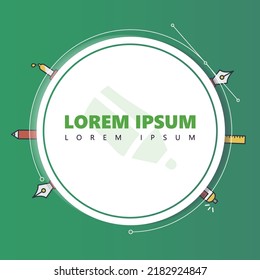 Green Icon Background Logo Stock Vector (Royalty Free) 2182924847 ...