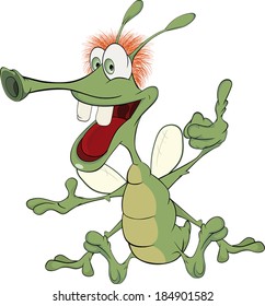 Green Insect Cartoon Stock Vector (Royalty Free) 184706948