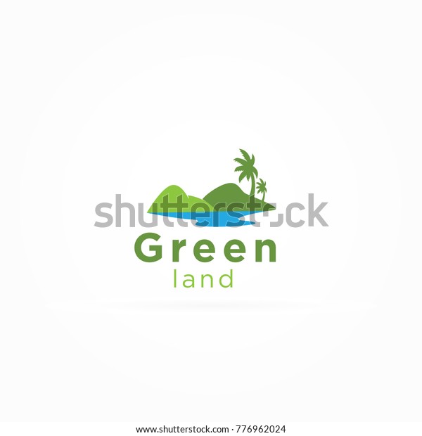 Green Island Logo Stock Vector (Royalty Free) 776962024 | Shutterstock