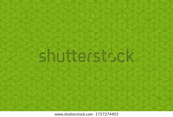 Green Japanese Paper Japanese Pattern Ajiro Stock Vector (Royalty Free ...